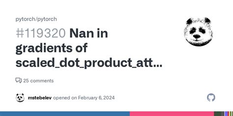 nan in gradients of scaled dot product attention operation with mem