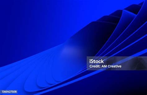 비즈니스 및 기술 컨셉 프레젠테이션 슬라이드를 위한 3d 블루 추상 예술적 배경 모던 양식에 대한 스톡 사진 및 기타 이미지 모던 양식 예술 0명 Istock