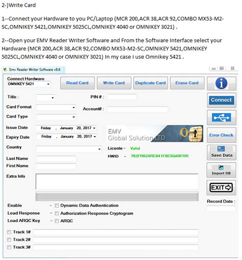 ACR EMV Reader Writer Emv Software