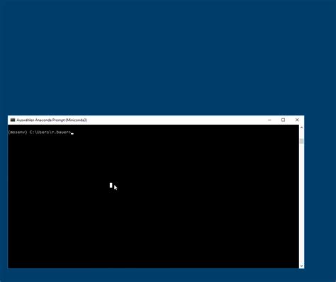 Starting Mss Under Windows Opens Confusing Mamba Andor Conda Windows