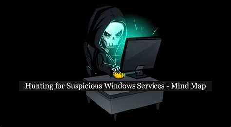 hunting for suspicious windows services mind map security investigation