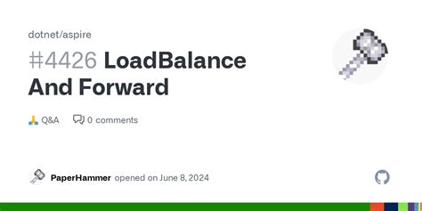 Loadbalance And Forward · Dotnet Aspire · Discussion 4426 · Github