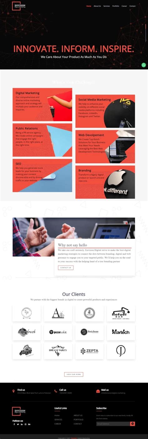 Create One Page Html Website With Css Bootstrap Js Php By Alihamza1997 Fiverr