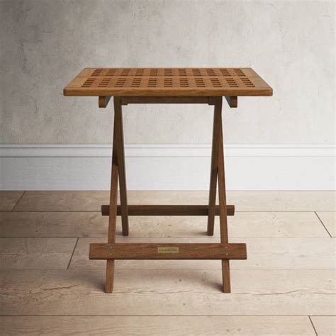 Birch Lane™ Fleur Folding Wooden Side Table And Reviews Wayfair