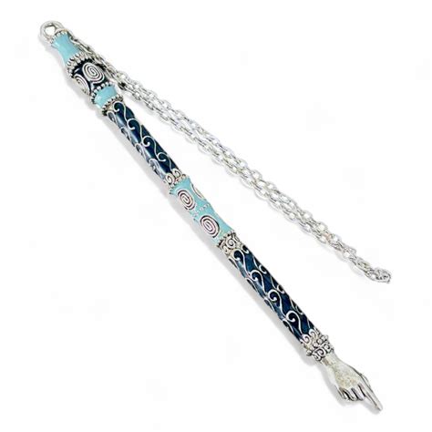 Blue Swirls Torah Pointer By Quest By Quest Collection
