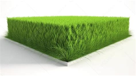 Grass 3d Model For The Design Of Architecture Powerpoint Background For