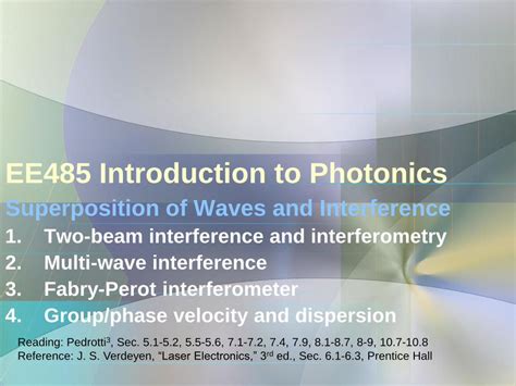 Pdf Superposition Of Waves And Interference Dokumen Tips