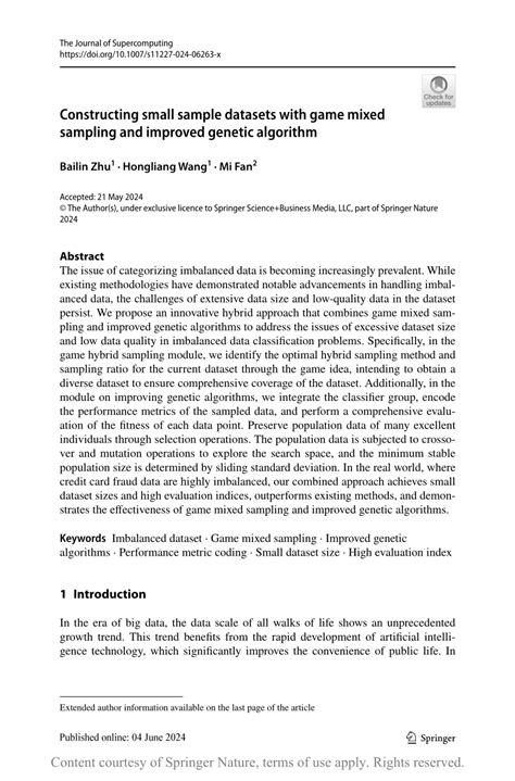 constructing small sample datasets with game mixed sampling and