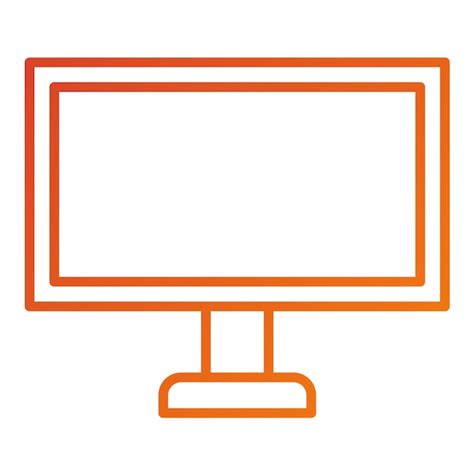 Premium Vector Tv Screen Icon Style