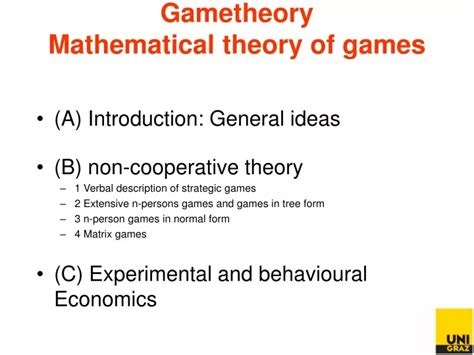 PPT Insight Into Game Theory From Mathematical Concepts To Behavioural Economics PowerPoint