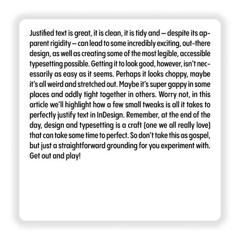 Examples Of Alignment Indesign