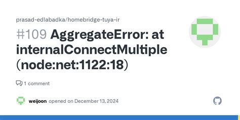 Aggregateerror At Internalconnectmultiple Nodenet112218 · Issue