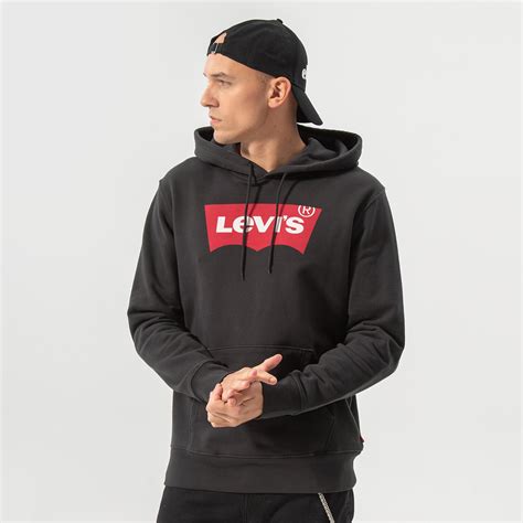 Levis СУИТЧЪР С КАЧУЛКА Standard Graphic Hoodie 38424 0001 Мъжки Цвят