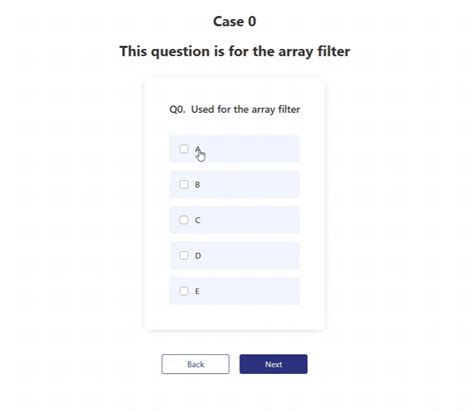 Single Choice Matrix Syno Knowledge Base