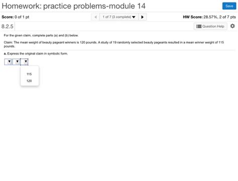 Solved Homework Practice Problems Module 14 Score 0 Of 1