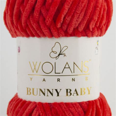 Pliš vunica WOLANS BUNNY BABY 08 (RED)