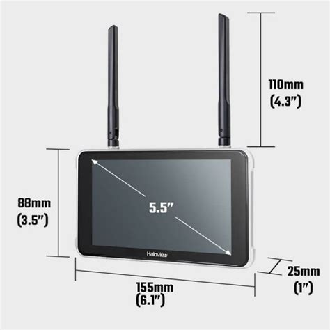 Byte Tango BT R Touch Ultimate P Wireless Backup Camera System With Marker Light Touch