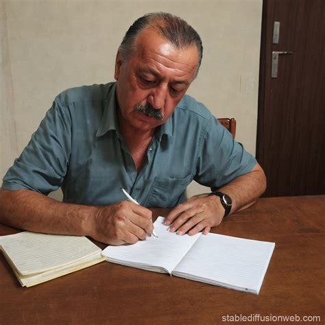 Turkish Writing Stable Diffusion Online