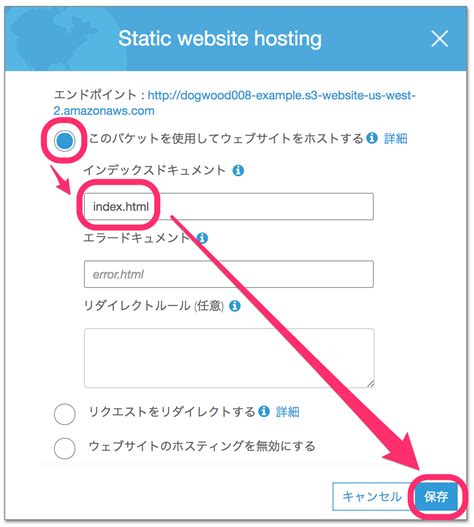 Aws S3で静的webページをホスティングする Aws Qiita