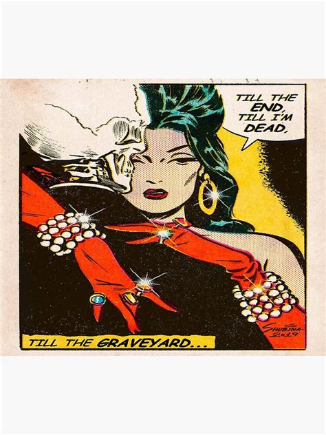 Till The End Till Im Dead Vintage Pulp Cover Sticker For Sale By Artlayeredbrain Redbubble