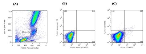 Representative Facs Dot Plot Forward And Side Scatter Of The Representative Facs Dot Plot Forward And Side Scatter Of The