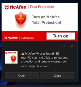 How To Remove McAfee Viruses Found Pop Up Scam