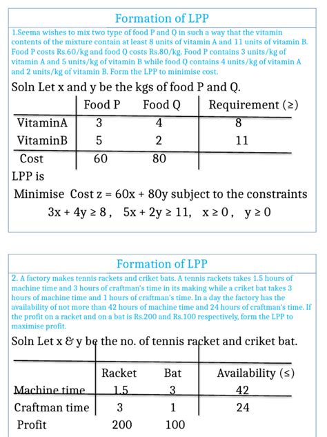 Graph Linear Programming Pdf Inequality Mathematics