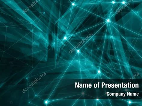 Connected Dots Powerpoint Template Connected Dots Powerpoint Background