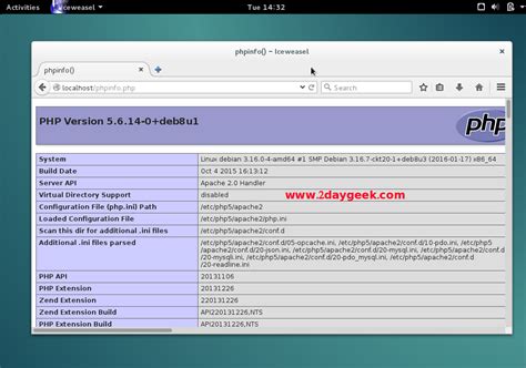 Install Lamp Stackserver On Debian 7 And 8 2daygeek