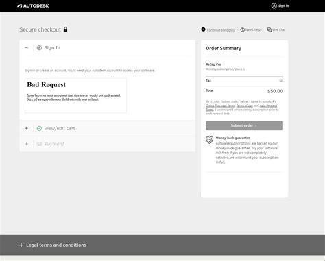 Cannot Purchase Subscription Autodesk Community