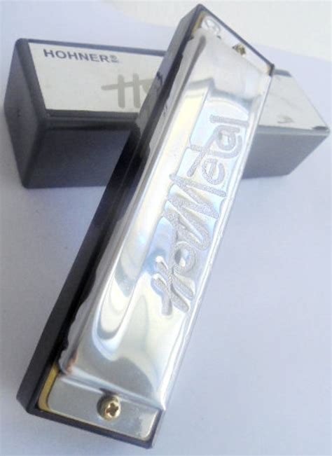 HOHNER HOT METAL Key E Harmonica Music Playing Original - Etsy