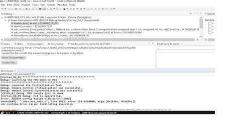 AWR BOOST The TX Chirp Configuration Test Ok On Mem Capture But Will Fail On Mmwave Demo