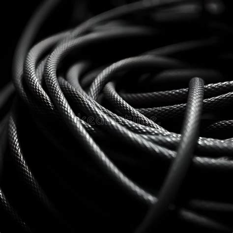 Close Up Monochrome Cables Intricate Textures And Macro Photography