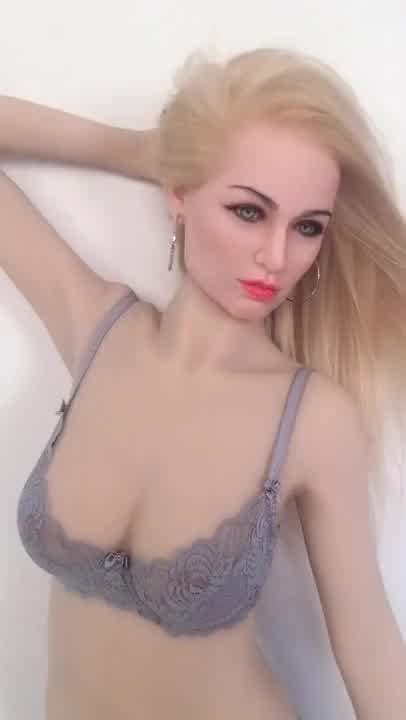 Buxom Towheaded Gf Displaying Off Her Forms In Lingerie