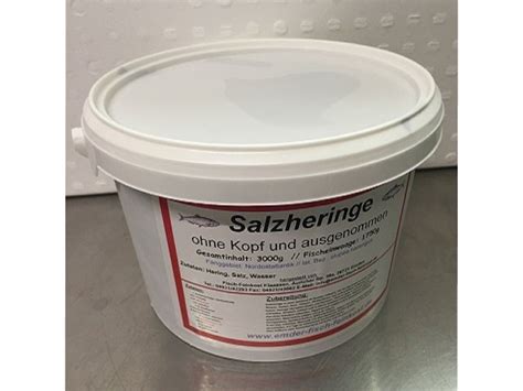 Salzheringe Im Eimer 1750g
