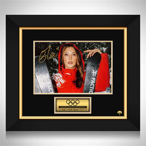 Eileen Gu Photo Limited Signature Edition Custom Frame Rare T