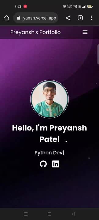 patel preyansh on linkedin reactjs python webdeveloper internship