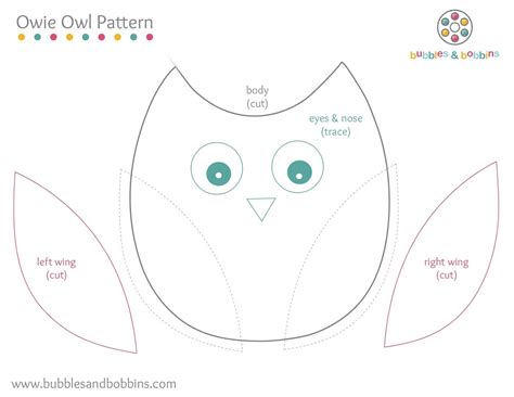 Free Owl Template Printable Printable Calendars At A Glance