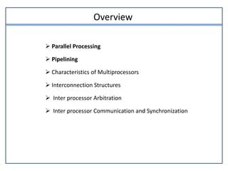 Parallel Processing And Pipelining PPT Programming Languages Computing
