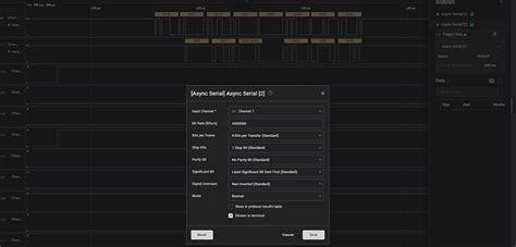 Uart Async Serial Decode Problem Logic 2 Software Saleae Logic 2