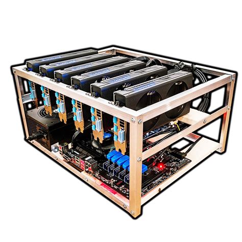 High Performance Ethereum Mining RIG X RX XT GB W Gold PSU Over Clock Hash Ratio