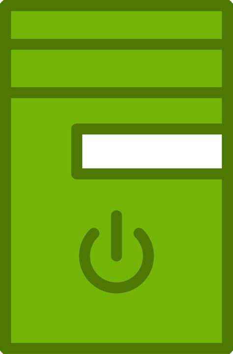 Cpu Tower Vector Icon Vector Art At Vecteezy