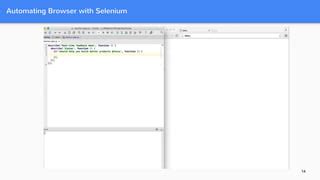 Михаил Боднарчук Acceptance Testing in NodeJS Tools Approaches PPT