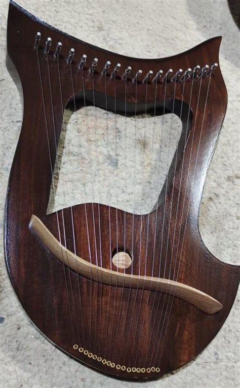 10 strings lyre harp rosewood with bag and extra strings key etsy in