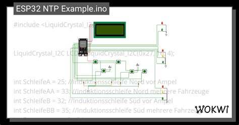 Ampelsteuerung Esp32 Wokwi Esp32 Stm32 Arduino Simulator