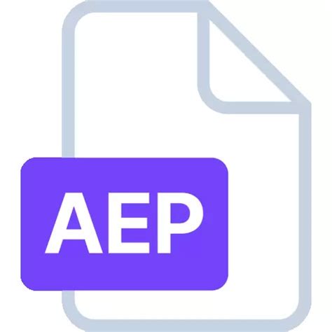 Free Aep File Format Symbol Extension Icon Svg Png Download