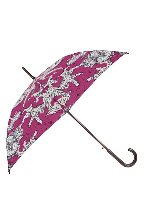 Leon Heart Patterned Cane Umbrella Elissa Studio