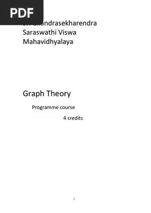 Graph Theory Books For Free PDF