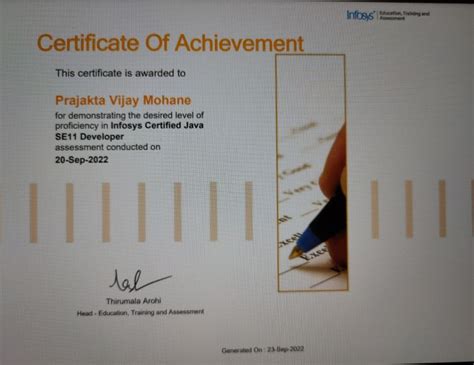 Prajakta Mohane On Linkedin Developer Java Infosys Eta 16 Comments