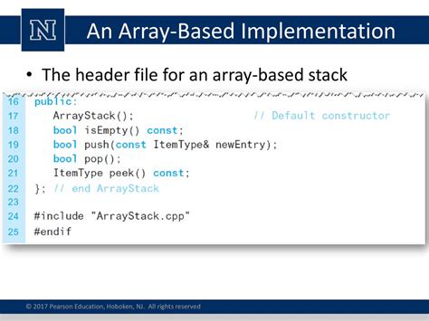 Chapter 7 Implementations Of The Adt Stack Ppt Download